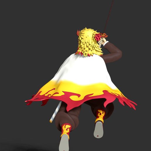 Fichier 3D Kyojuro Rengoku - Tueur de démons・Modèle à télécharger et à imprimer en 3D・Cults