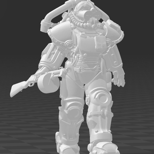 🎲 BOS Jetpack PA squad (sunburst) from Fallout・Kostenlos OBJ Datei für ...