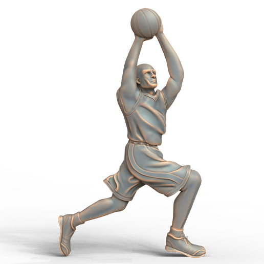 📁 3D Model STL File for CNC Router Laser & 3D Printer 2292. BASKETBALL ...