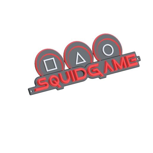 STL file SQUID GAME TAG 🦑 ・3D print design to download・Cults