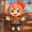 🎨 Chibi Sayori - Doki Doki Literature Club Fan Art 3D Model・ STL File ...