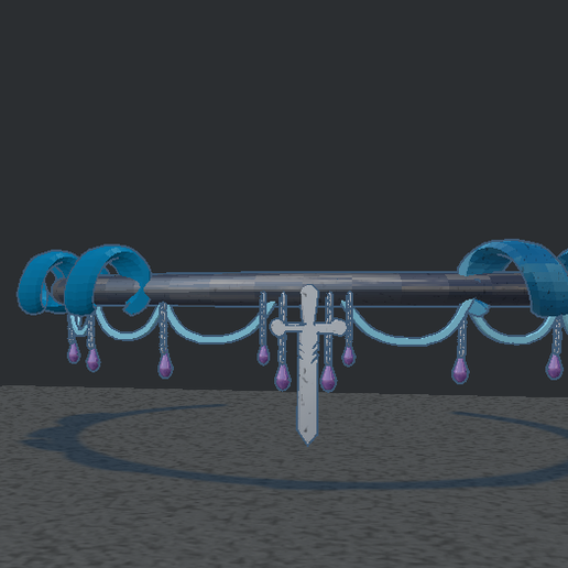 👑 Azure Oath Circlet・ STL File for 3D printing・Cults
