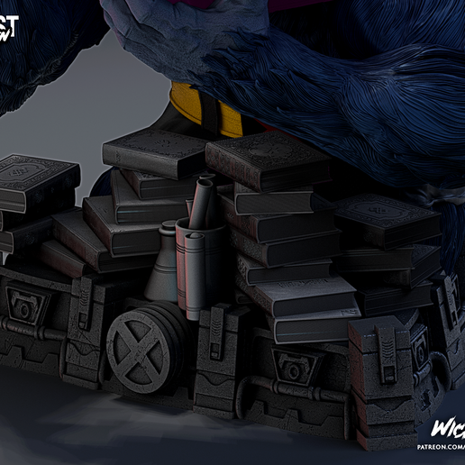 👤 Wicked Marvel Beast Bust: Tested and ready for 3d printing・ 3D File ...