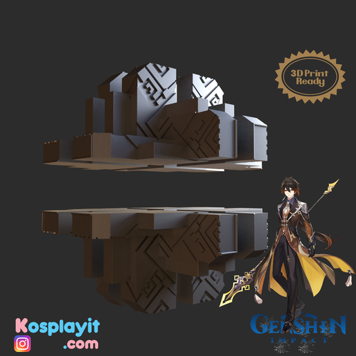 🎲 Genshin Impact - Zhongli Orb - Digital 3D Model Files - Zhongli ...