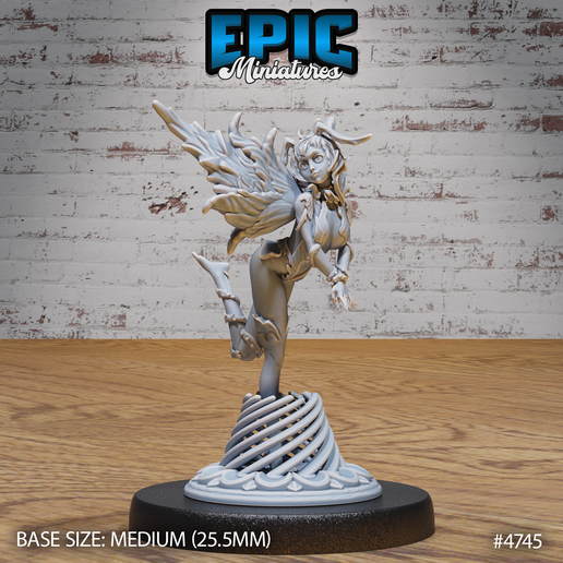 🎲 Wonder Pixie ‧ Dnd Miniature ‧ Tabletop Miniatures ‧ Gaming Monster ‧ 3d Model ‧ Rpg