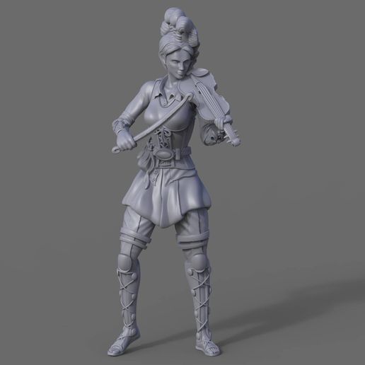 ♀️ Female Bard or Thief・ 3D File for ・Cults