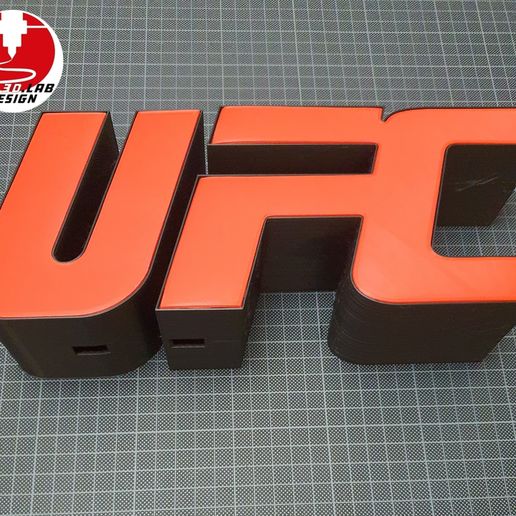 🔦 UFC 3D led lamp・ STL File for ・Cults