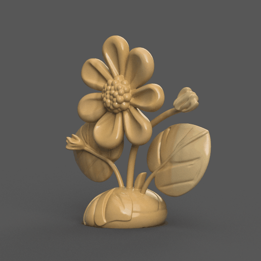 STL file Cute 3D Flower Model – STL File for Decoration Gifts 💐 ・3D ...