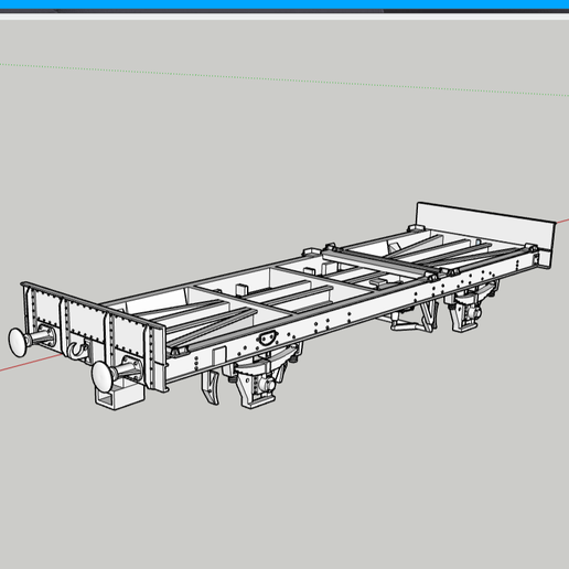 🛤️ Oo Gauge Conflat P - Model Railway Wagon・ STL File for 3D printing・Cults
