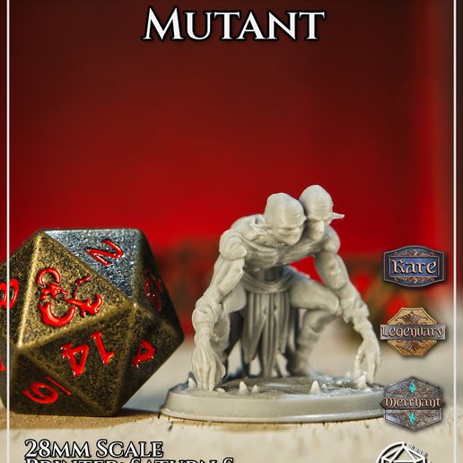 STL file Graveyard Ghoul Mutant 🦸 ・Design to download and 3D print・Cults