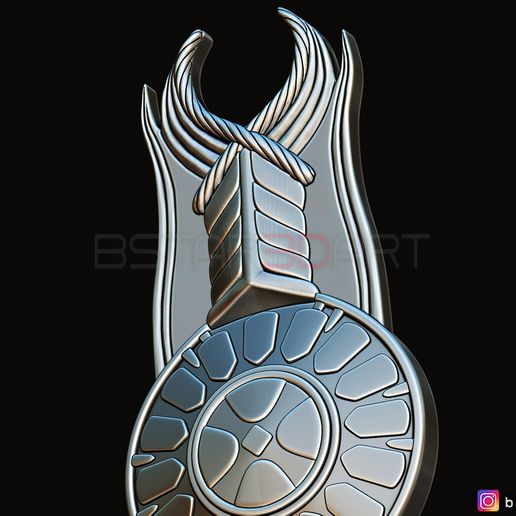 Download STL file Guardian Shield - gauntlet kratos - kratos armor - God of War 3D print model ...