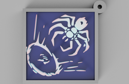 Free 3D file DBD Invocation Weaving Spiders Earring 💍 ・3D printer model ...