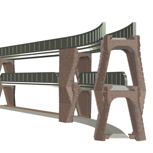 🌉 KATO N Gauge Modular Viaduct and Graduated Pier System・ STL File for ...