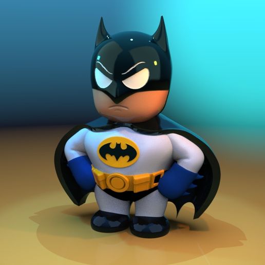 🗿 Batman -Little Batman-easy print・ STL File for 3D printing・Cults