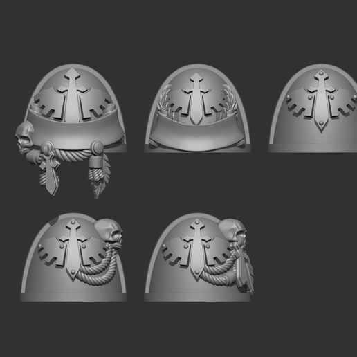 ♟ knight shoulder pads・Free 3D File for 3D printing・Cults