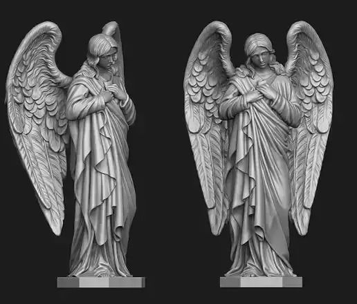 👼 Angel Of Compassion Statue・ STL File for 3D printing・Cults