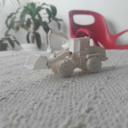 🎲 Easy to print Generic Front Loader (esc: 1:100 or HO Scale)・Free STL ...