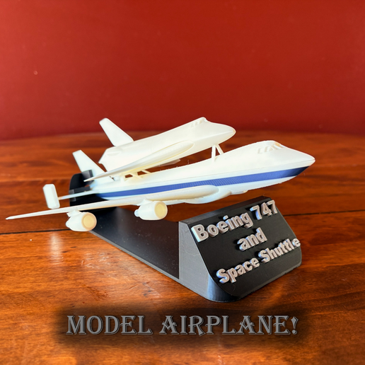 🛰 3D gedrucktes Boeing 747 & Space Shuttle Modell - NASA Sammler Set ...