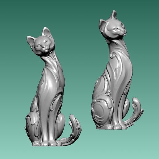 STL file Cat making pattern - 3D print 🐱 ・3D printing design to ...