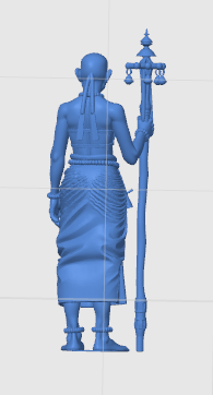 ♀️ Female Monk・ STL File for 3D printing・Cults