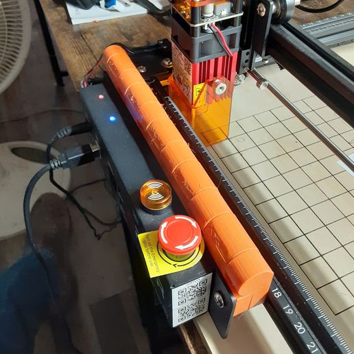 🎛️ Ortur Laser Master 2 Pro S2 Control Module Hing・ STL File for ・Cults