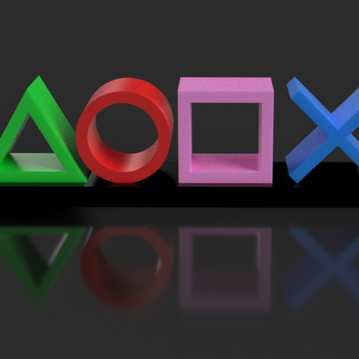 🎮 Sony Playstation Logo (Easy Print)・ STL File for 3D printing・Cults