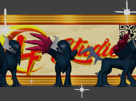 🐉 Pokemon Mega Z Absol・ STL File for 3D printing・Cults