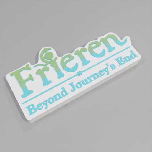 🔚 Frieren Logo・ STL File for 3D printing・Cults