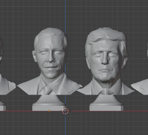 👤 Bust Collection: 21st Century US Presidents・ STL File for 3D printing ...