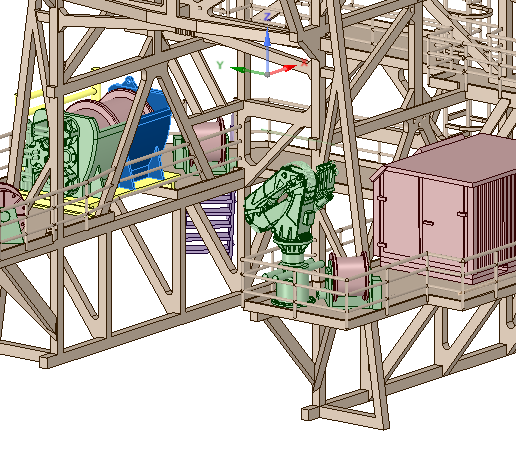 STL file ROV Handling Tower for Edda Flora or other ship models 🚢 ・3D ...