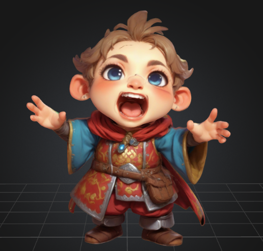 Archivo STL Chibi Bard 🦸 ・Design para impresora 3D para descargar・Cults