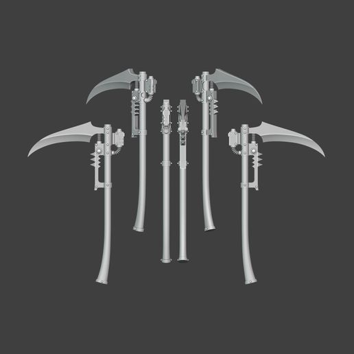 🎲 Gen 2S Power Scythe Arms・ STL File for 3D printing・Cults