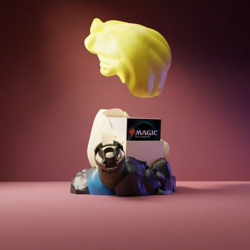 📦 MTG FALLOUT deck box Compatible with Commander decks: Vault Boy #007 ...