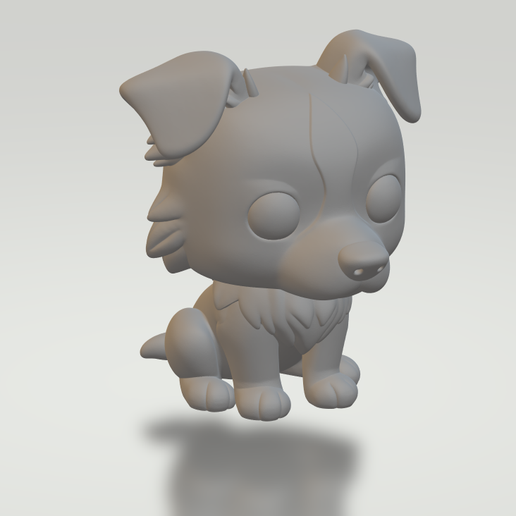 🐕 Border Collie Funko Pop Style Figurine – Sitting Pose・ STL File for ...