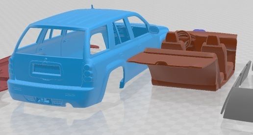 🚙 Chevrolet Trailblazer SS 2002 Printable Car・ 3D File for 3D printing ...