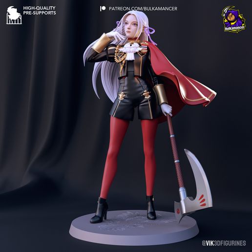 🧑‍🎓 Student Edelgard | Fire Emblem: Three Houses | 208mm・ 3D File for ...