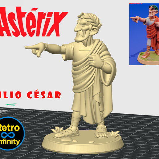 asterix caesar third person