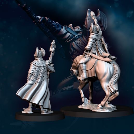 3D file Dragon Army Dragon Mage Mounted and Foot | Dragon Army ...