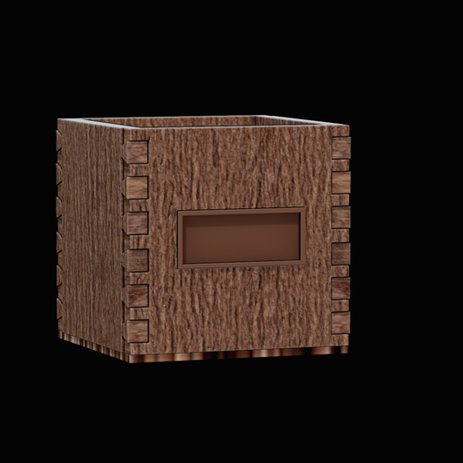🪵 wood box sign small high dovetail joint for 3d printing・Free 3D File ...