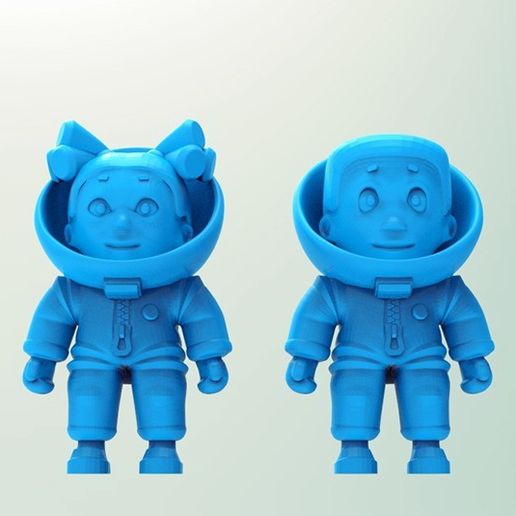 🧑‍🚀 Little astronaut・Free STL File for ・Cults
