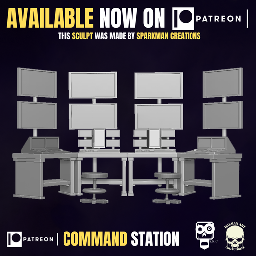 🚉 command station・Free STL File for ・Cults