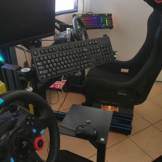 ⌨️ 8020 Sim Rig Keyboard Mount Corsair K100・ STL File for 3D printing・Cults