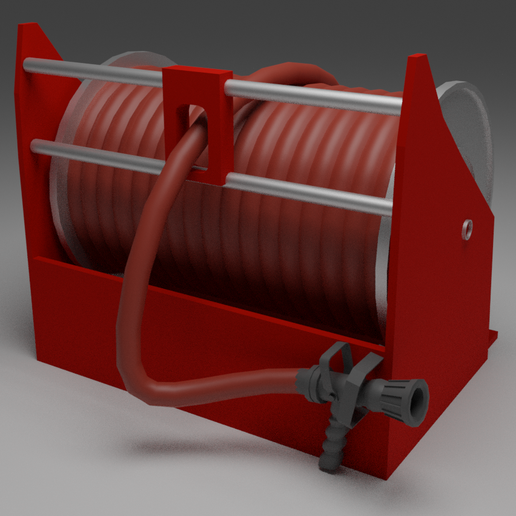 STL file Fire Hose Reel | HIGH DETAIL 🔥 ・3D printer design to download ...