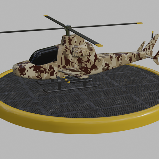 🚁 Helicopter Combat・ STL File for 3D printing・Cults