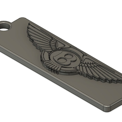 Free 3D file Keychain Bentley 🗝️ ・3D print object to download・Cults