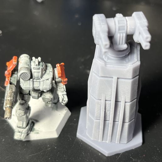🎲 Battletech - Fitted Turret Insert - Magnetized Hextech Modular Tower ...