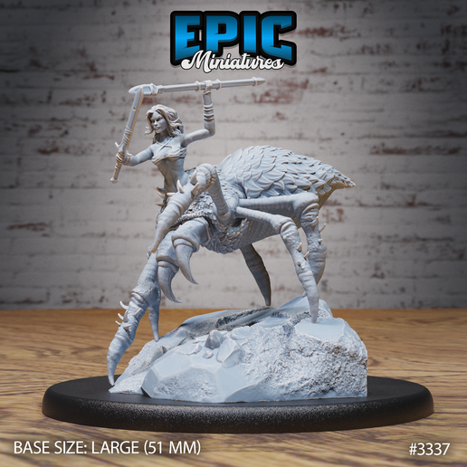 🕷️ Arachne Spider Lady Set ‧ DnD Miniature ‧ Tabletop Miniatures ...