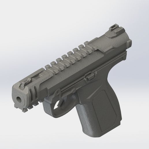 🔫 AAP-01C SHINOBI Pistol 3D Scan solid model for new designs・ STL File for ・Cults