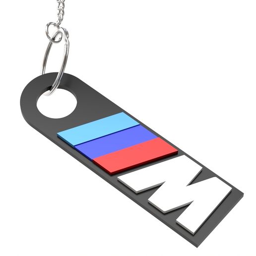 🗝️ bmw m keychain・ STL File for 3D printing・Cults