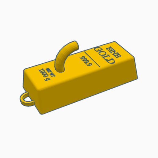 Free STL file Gold Ingot coat Hanger 🧥 ・3D printable design to download ...